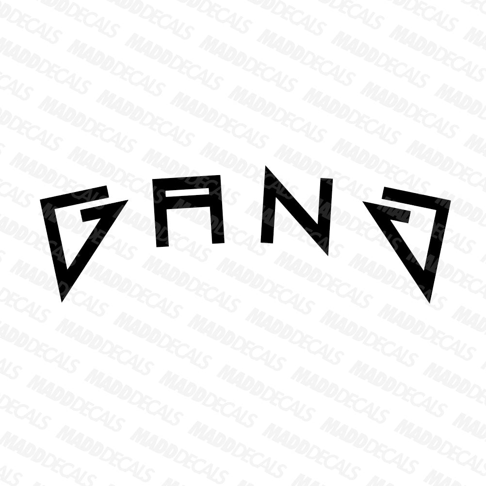 GANG Arc Vinyl Decal – Madd Decals