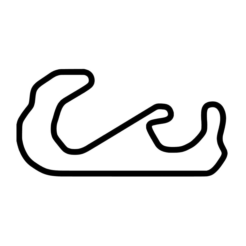 Ontario Motor Speedway Decal Track Decal Outline Sticker – Madd Decals
